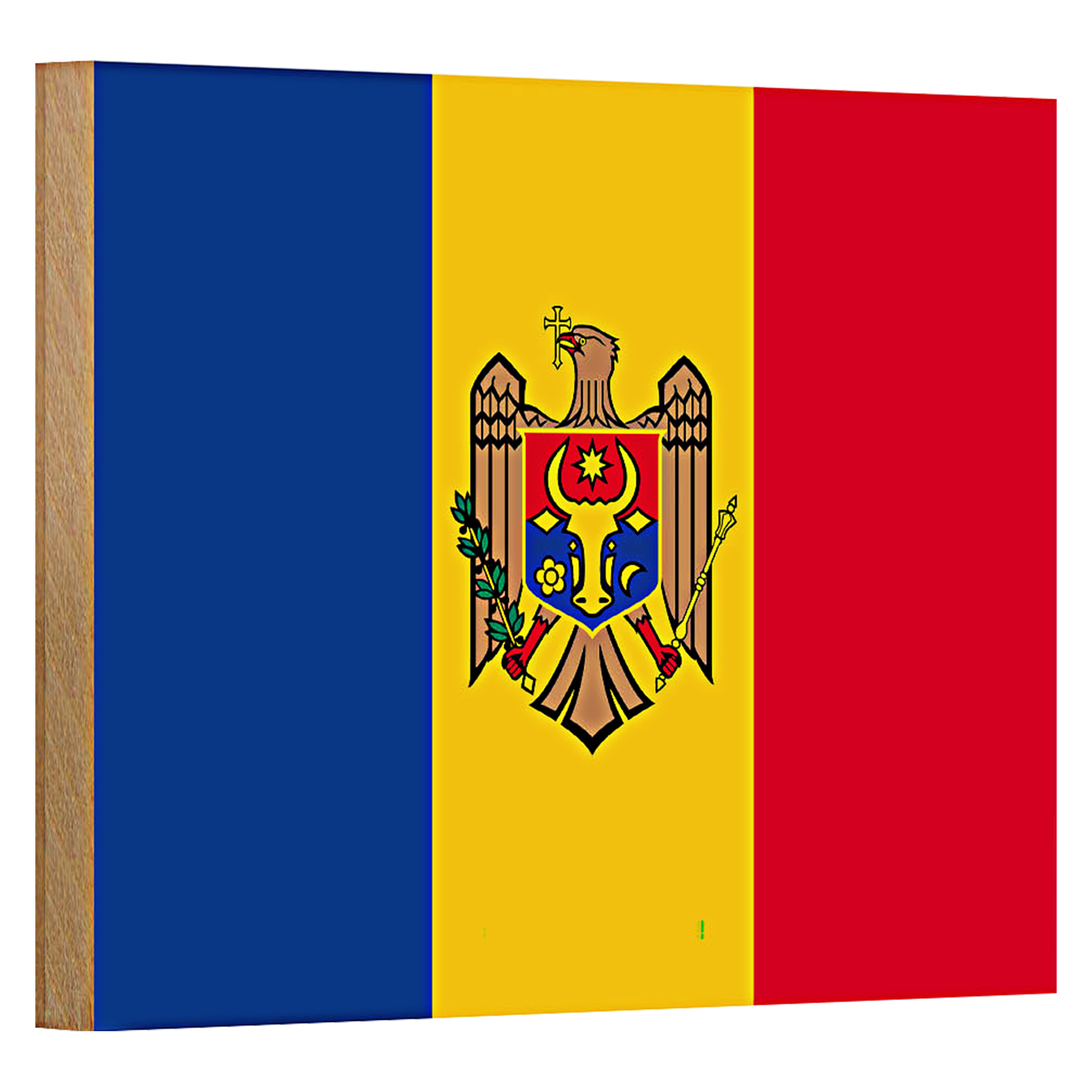 Holzschild Flagge Moldau 18x12cm Flag of Moldova | eBay